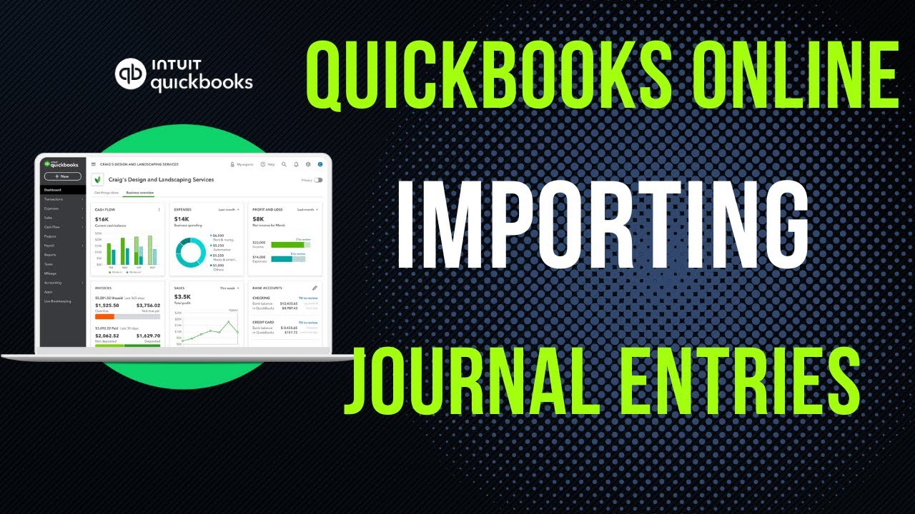 How to Import Journal Entries in QuickBooks Online #quickbooks # ...
