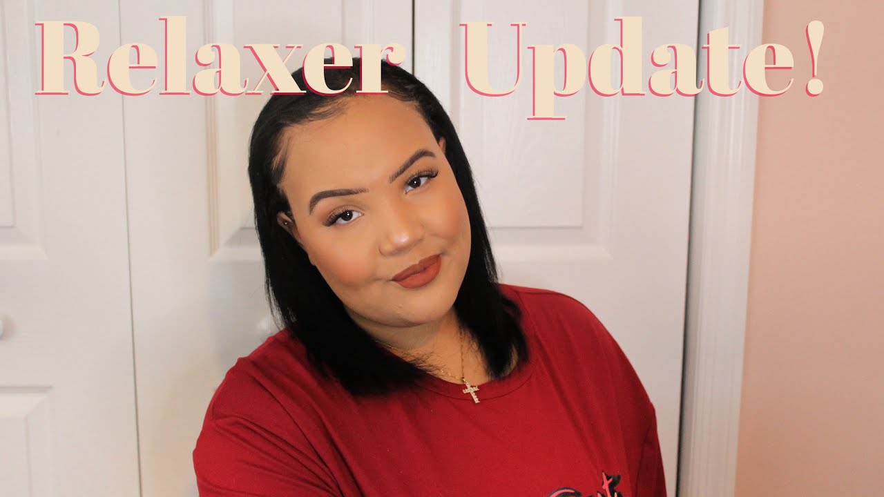 Relaxer Update! New hair journey & length check | Jessica Noelle - YouTube