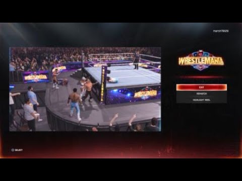 WWE 2K25 bloodline rules match - YouTube