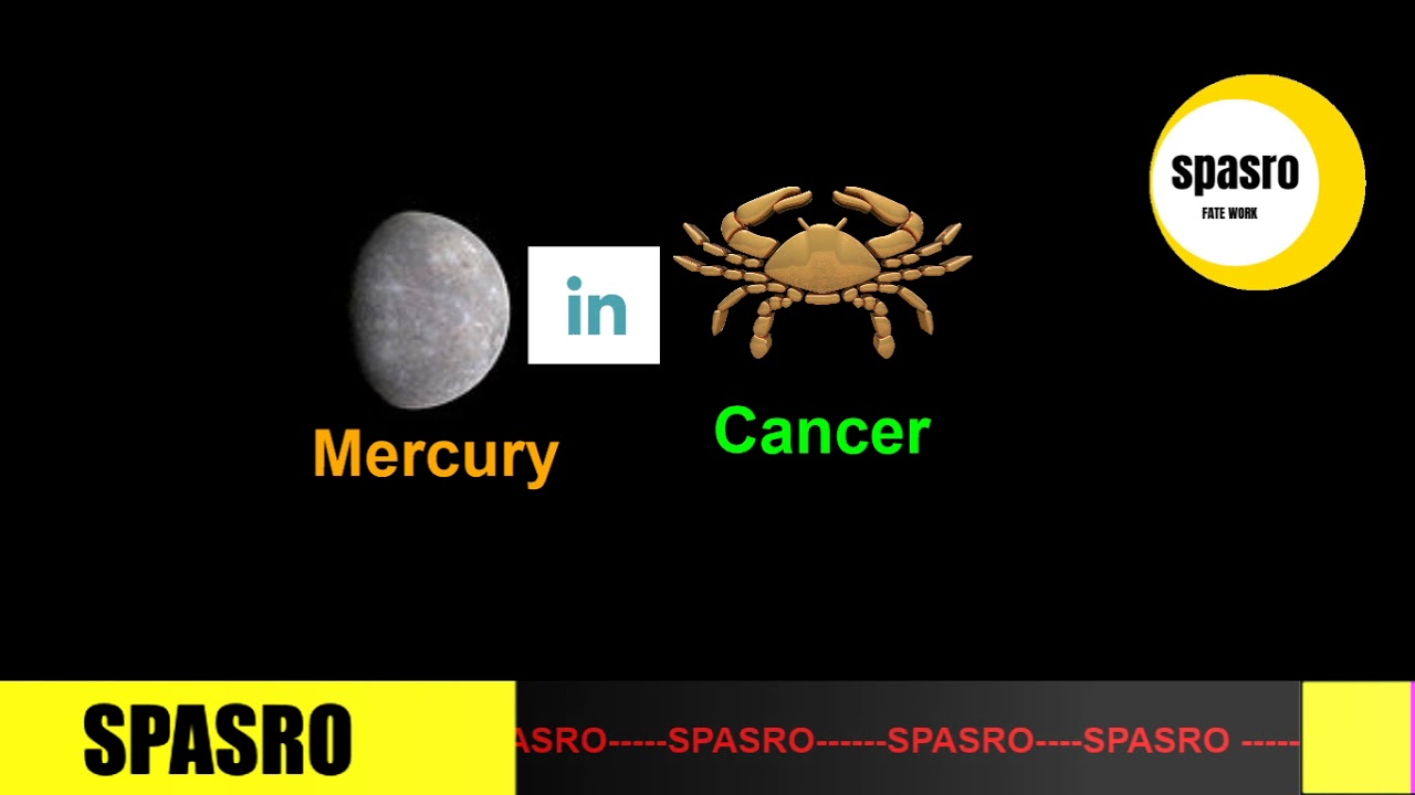 The Untold Secret Of The Mercury in Cancer house #astrologyforecast # ...