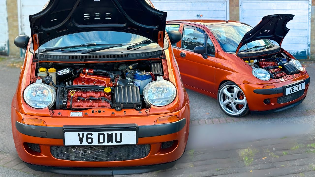 THE 3.2 V6 DAEWOO MATIZ! - YouTube