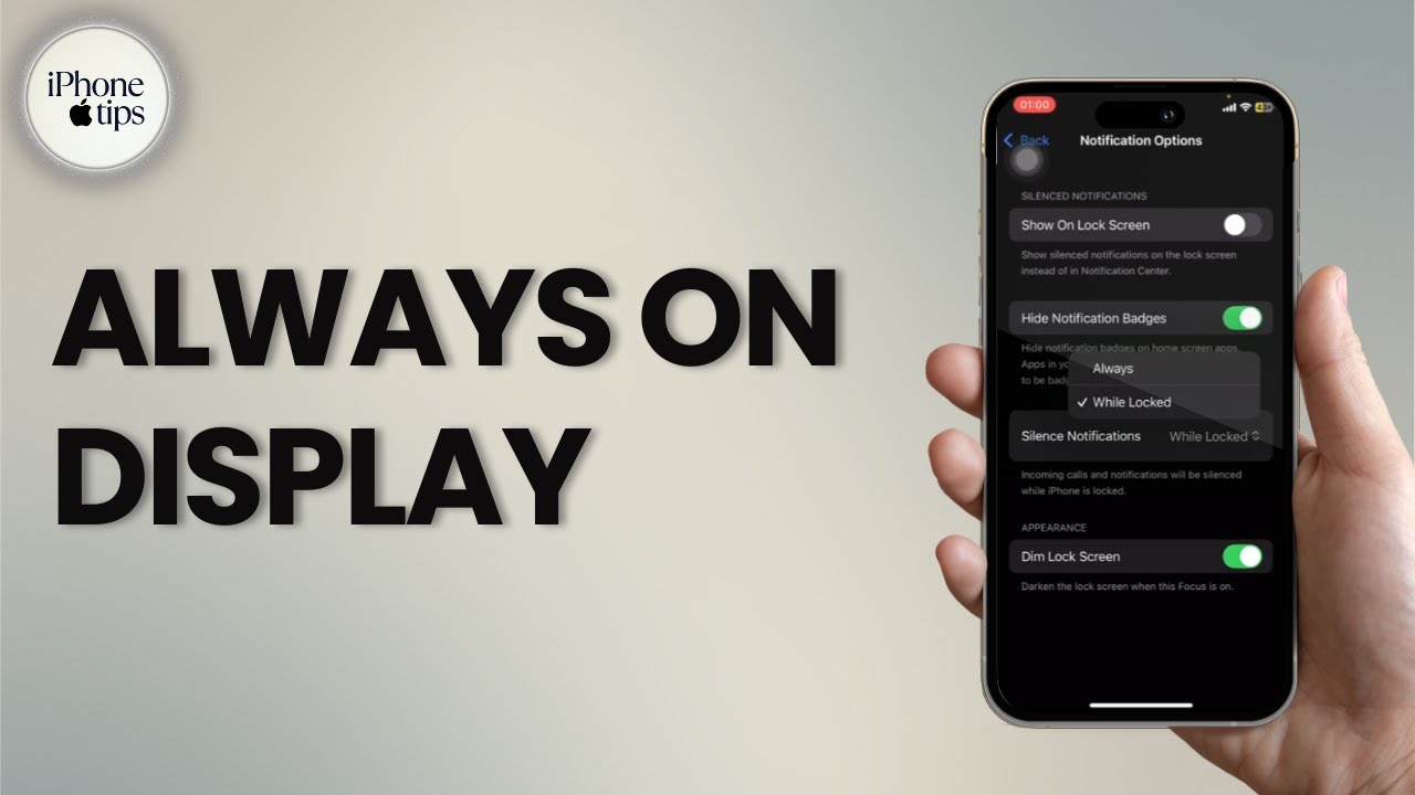 How to Always on Display on Any iPhone - YouTube