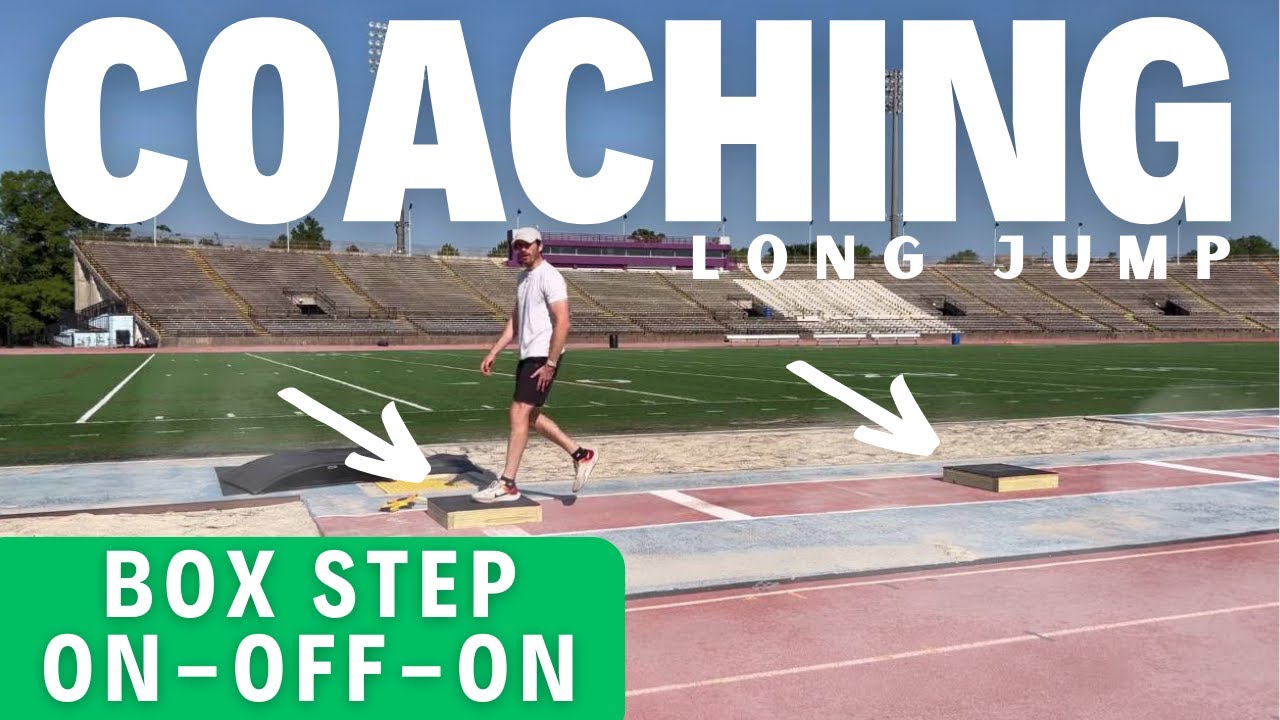 Box Step On Off On Drill - Long Jump Takeoff Drill - YouTube