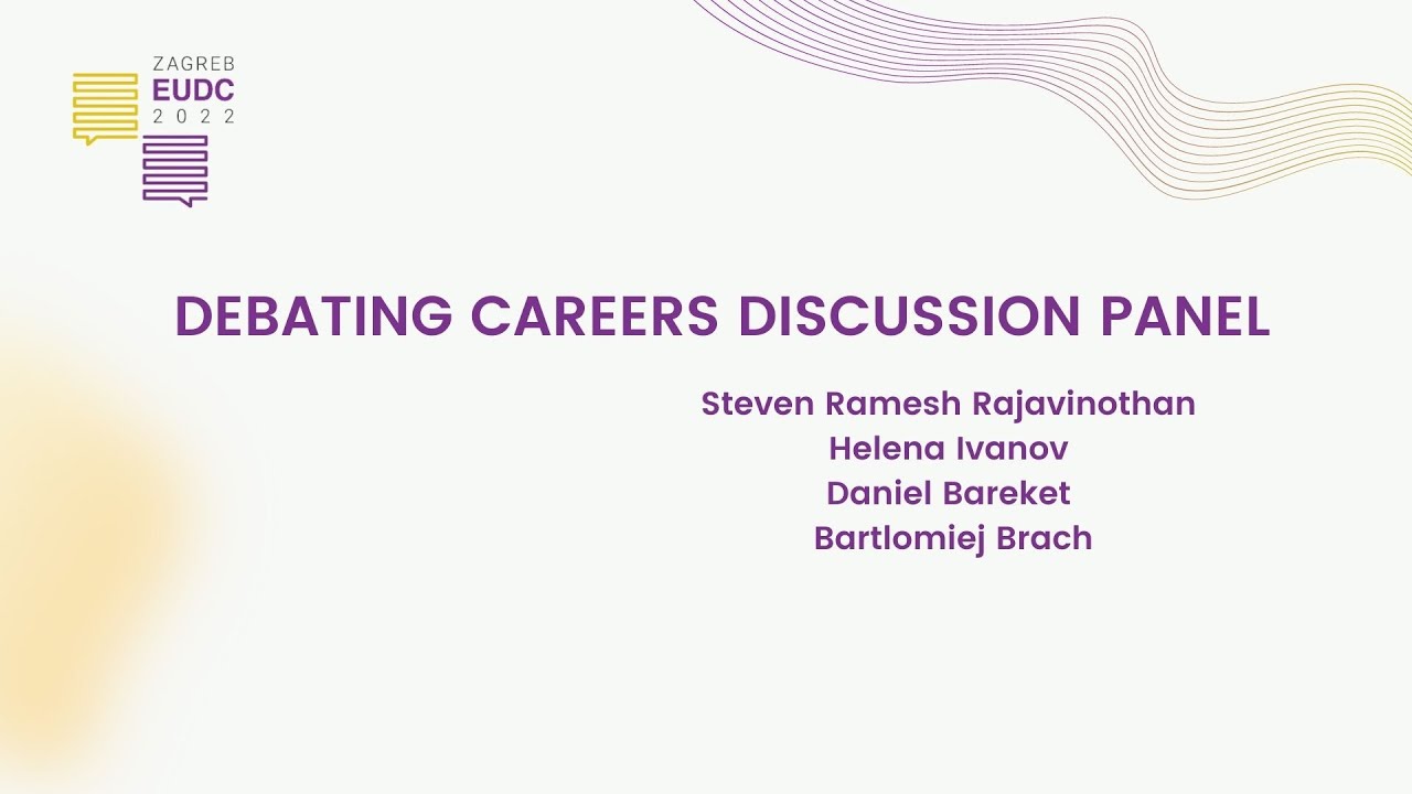 DEBATING CAREERS DISCUSSION PANEL - YouTube