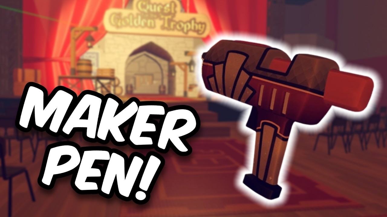 I Got Maker Pen In GOLDEN TROPHY!? - YouTube