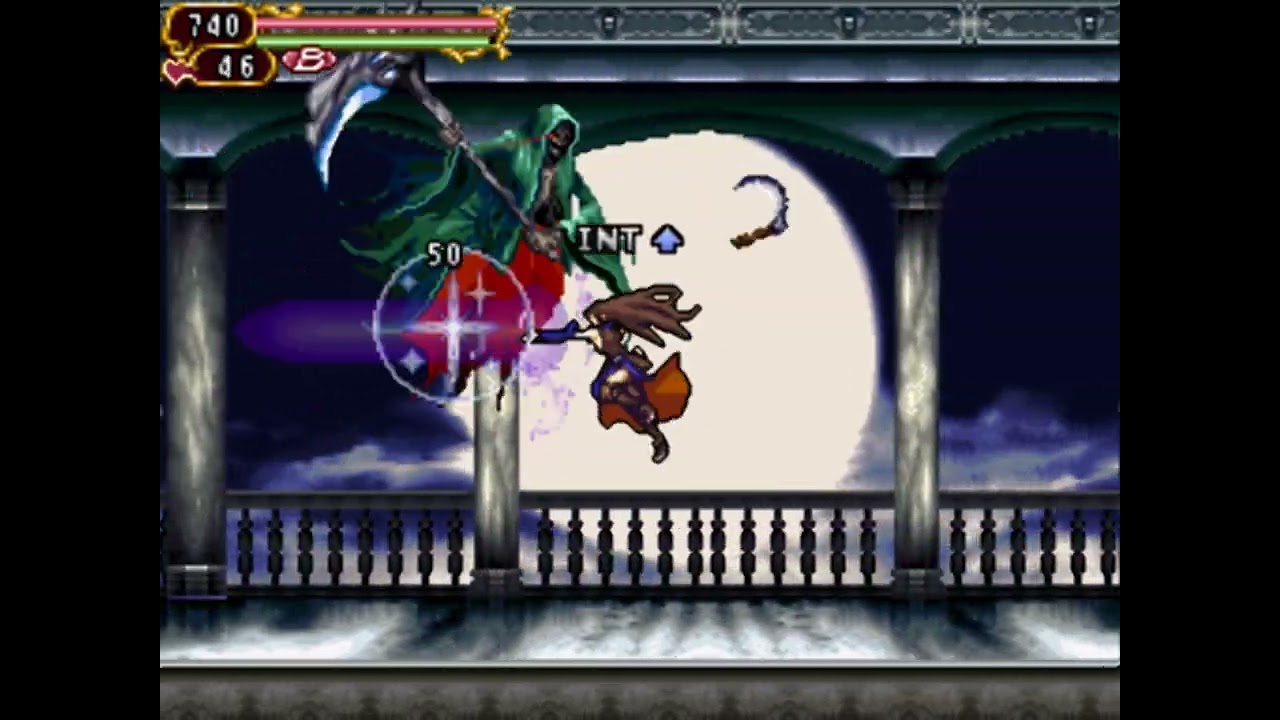 Death Boss Fight - Castlevania Order of Ecclesia - YouTube