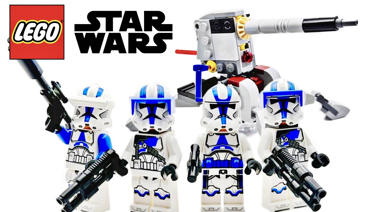 LEGO Star Wars 501st Clone Troopers Battle Pack SPEED BUILD - YouTube
