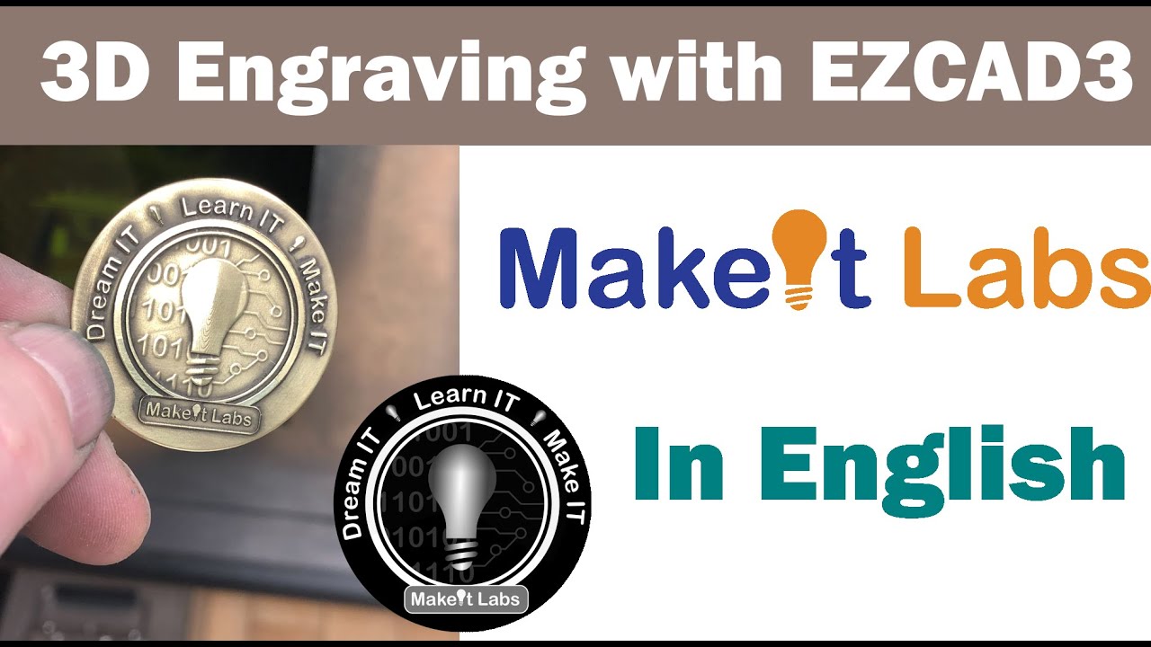 3D Engraving in EZCAD3 (In English) - YouTube