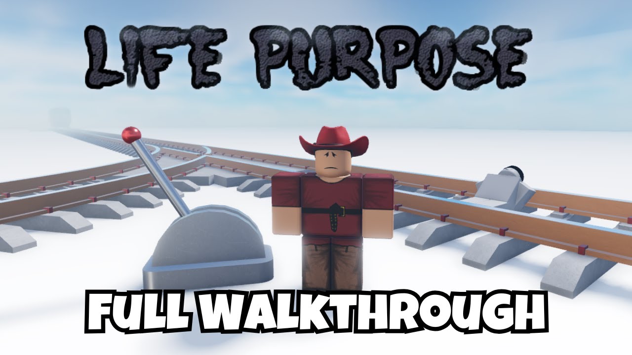 Roblox - Life Purpose (Full Game Walkthrough) - YouTube