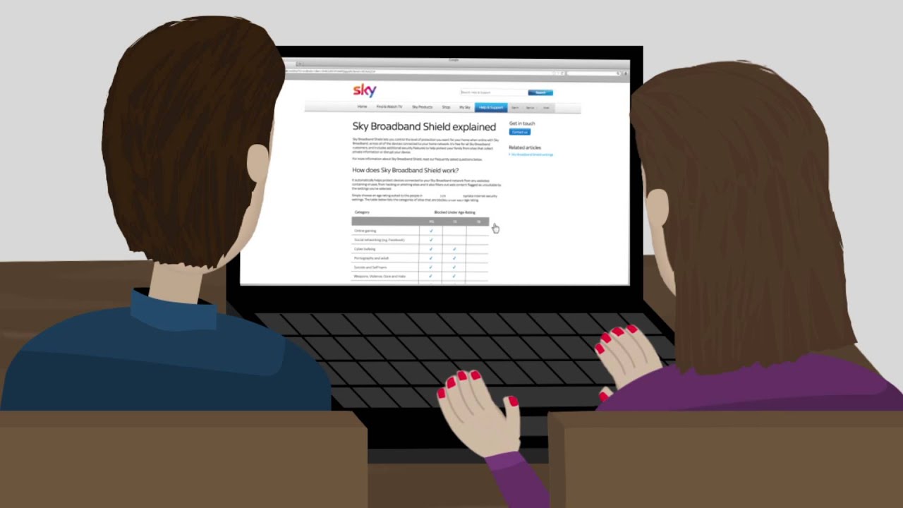 Sky Broadband Shield: surfing in safety - YouTube