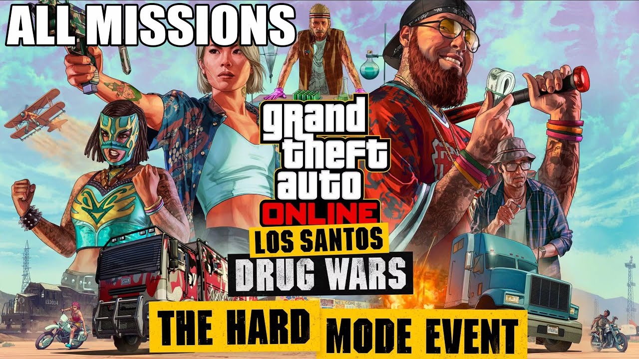 GTA Online Los Santos Drug Wars | All First Dose Dax Missions | Hard ...