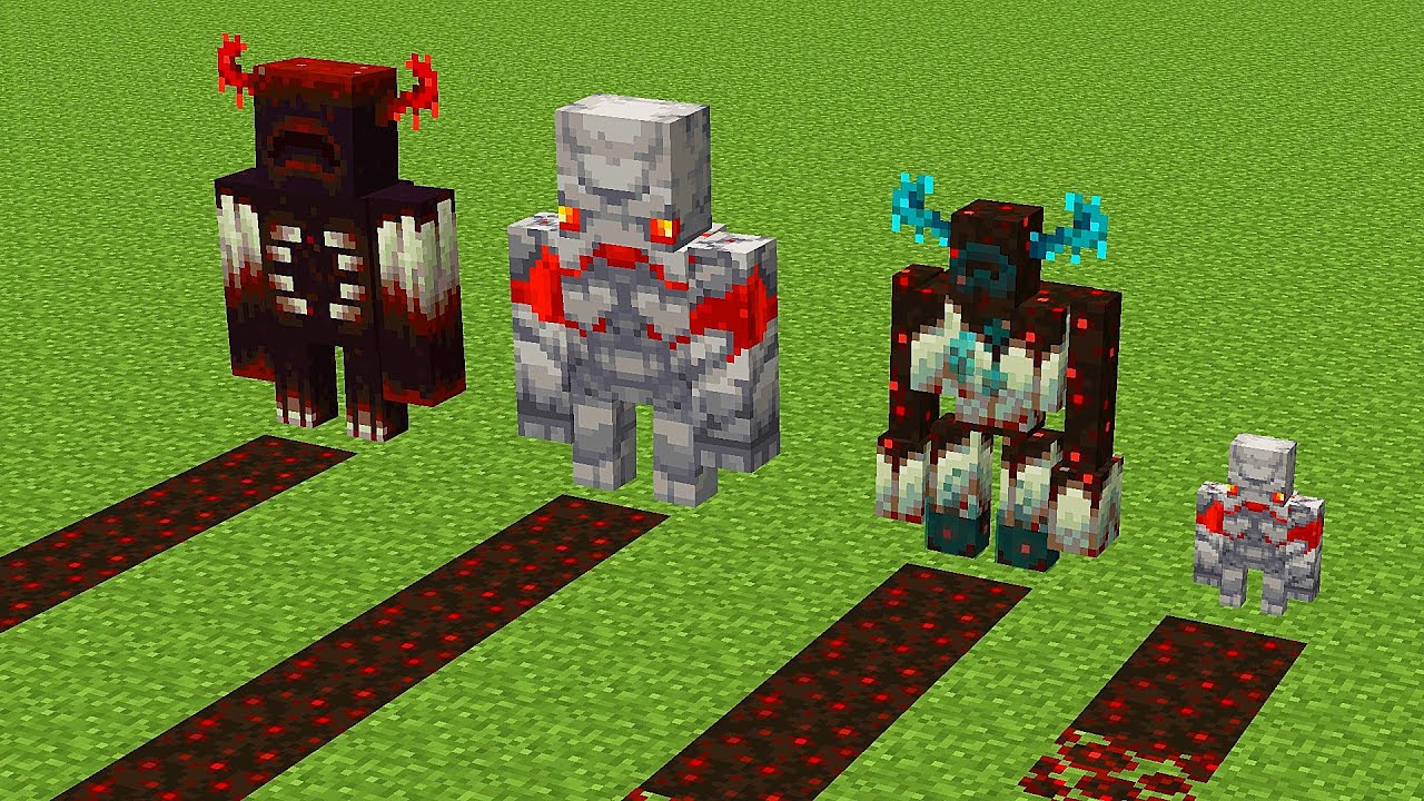 which WITHER STORM CATACLYSM MOB BOSS will generate more redstone sculk ? - YouTube