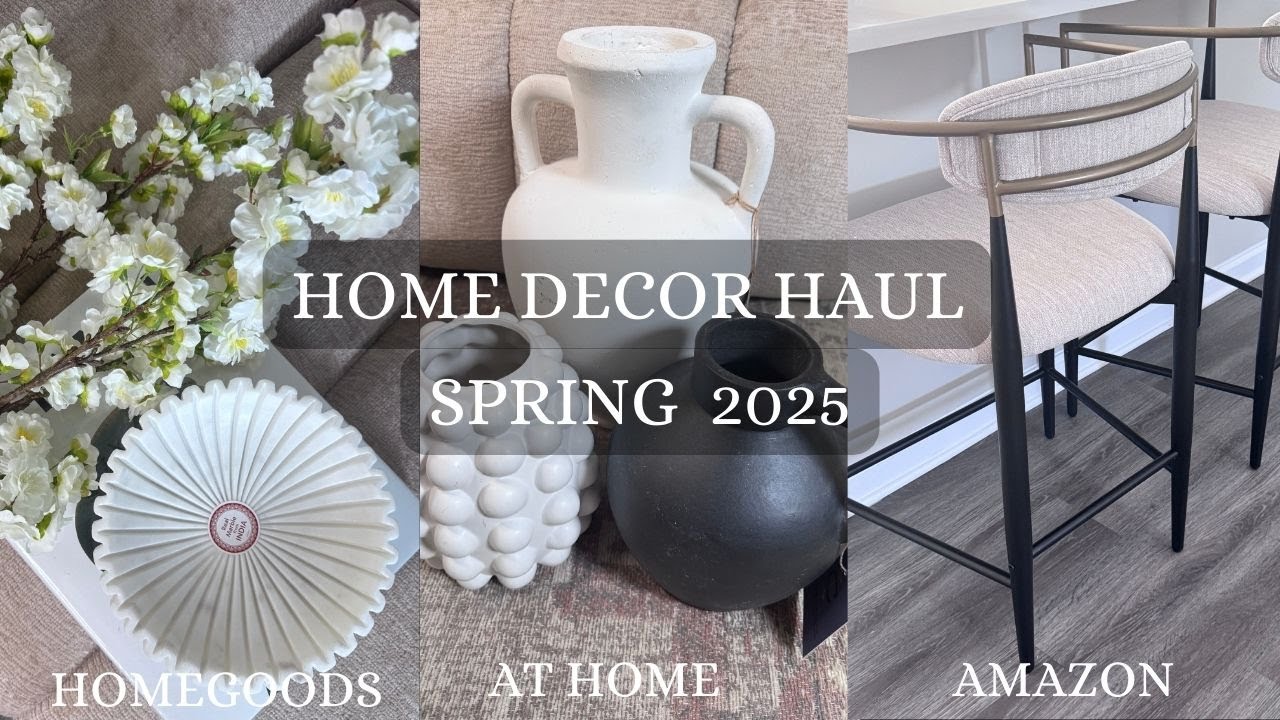 Spring 2025 Home Decor Haul|| Affordable and stylish Finds from ...