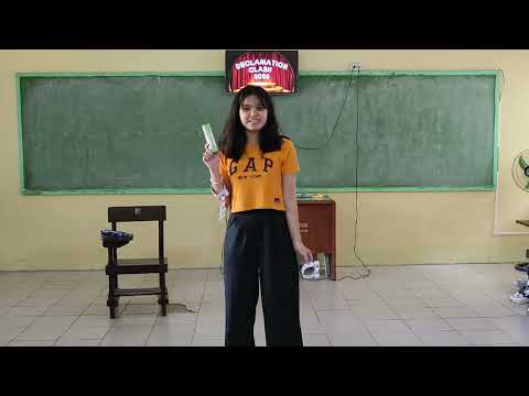 Yes, I Am Guilty by Anjela Lazarte (Declamation Clash 2023)