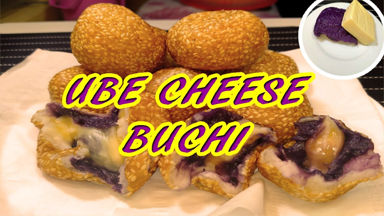 Ube Cheese Buchi (Sesame Balls with Ube cheese Filling) - YouTube