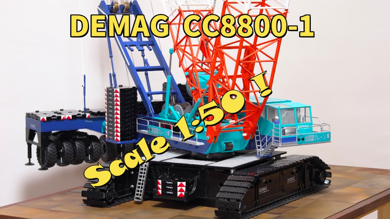 DEMAG CC8800-1 Lifting 250t Coke drum - YouTube