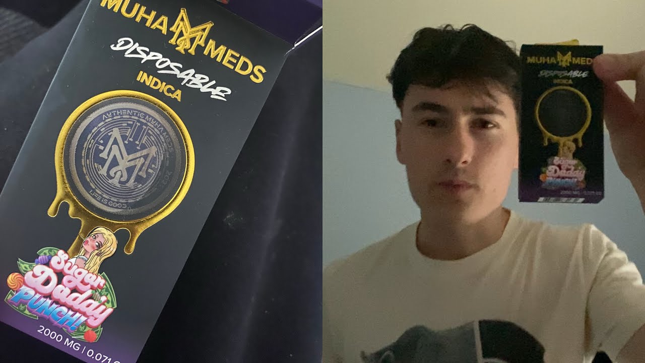 Muha Meds sugar daddy punch 2g disposable review - YouTube