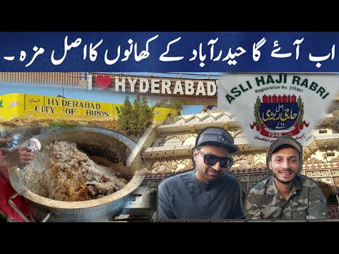 Hyderabad Street food tour | Haji Rabri, Huzaifa Biryani,Pakka Qila ...