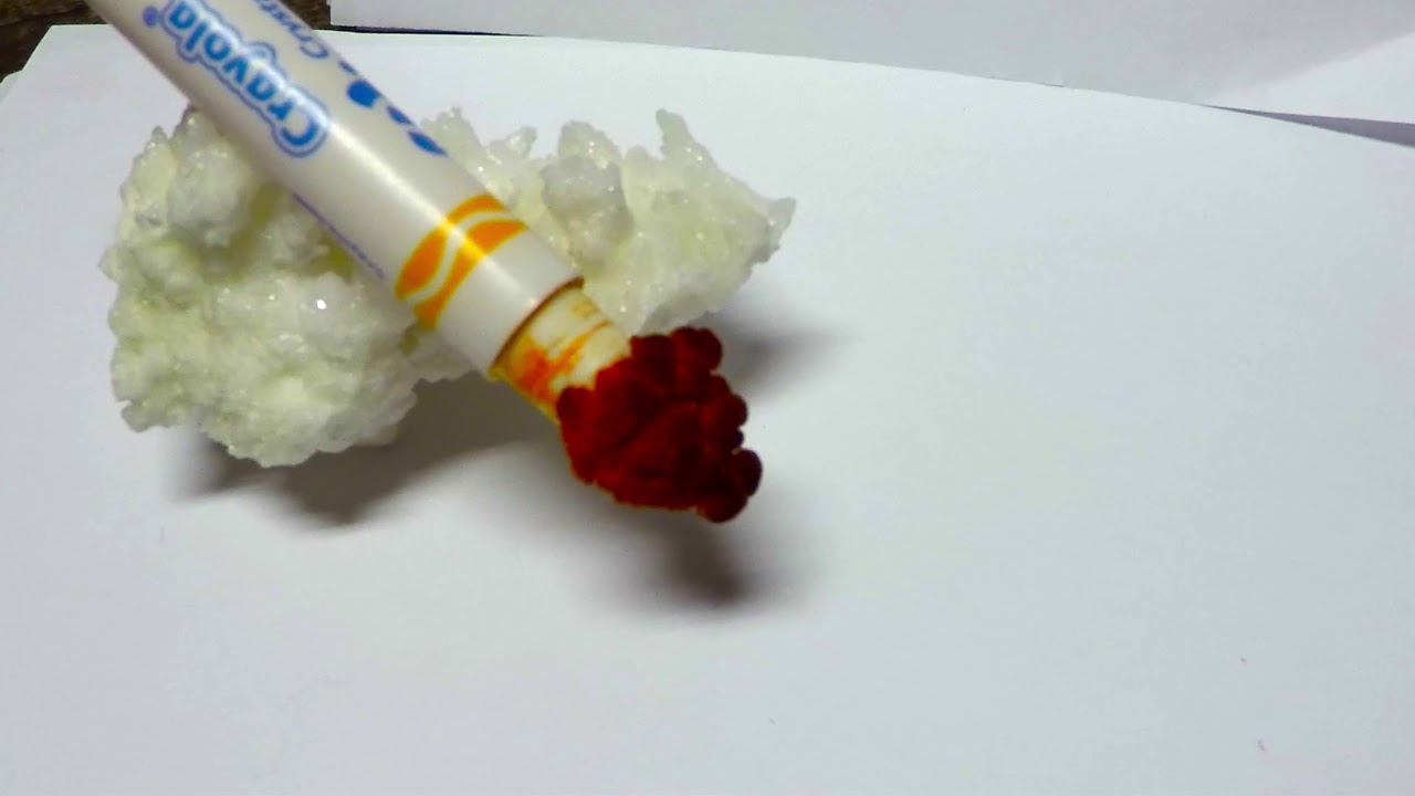 Awesome marker explosion - YouTube