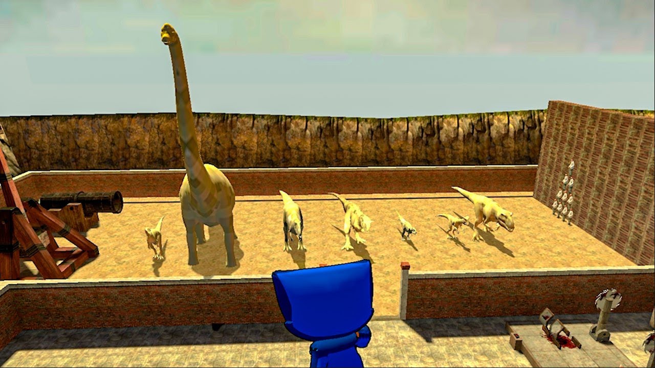 Turn DINOSAURS into a Sand statue and throw them into a shredder IN THE ...