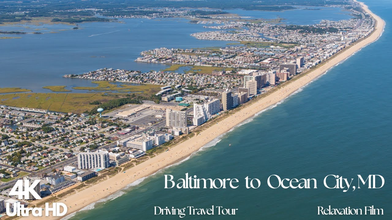 🌉 "Baltimore to Ocean City Drive | Crossing the Bay Bridge & Coastal ...