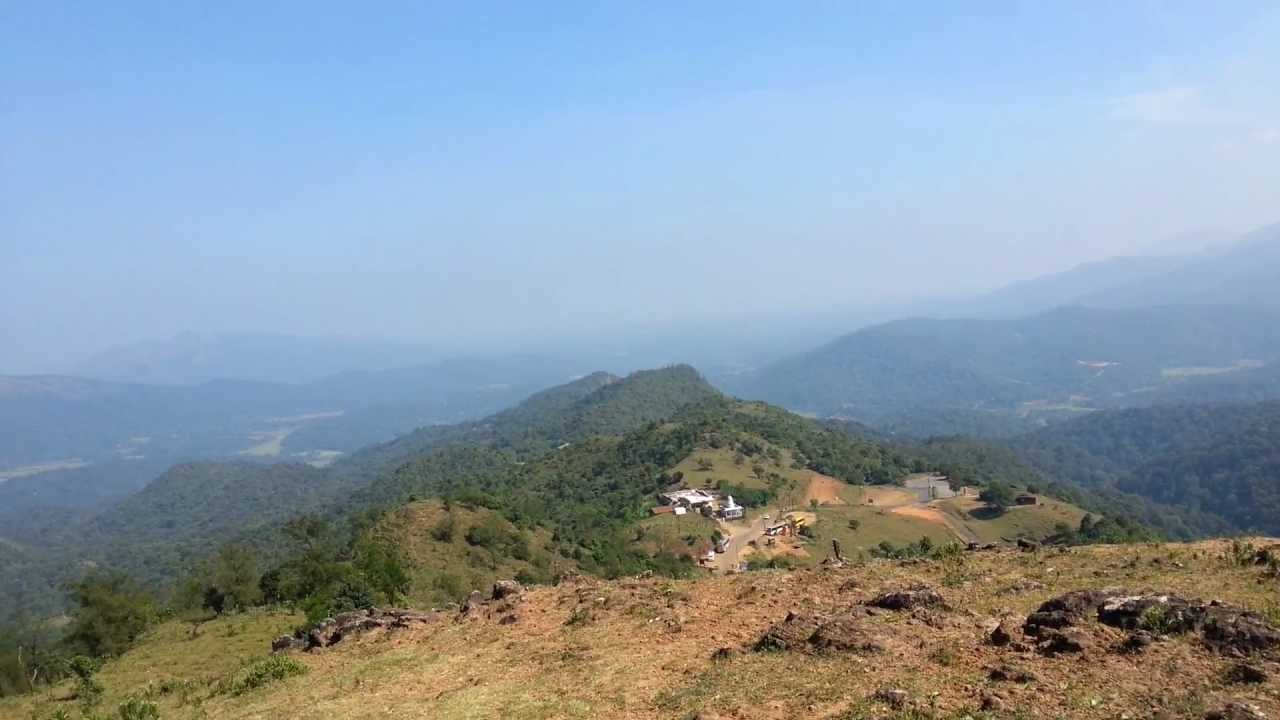view from Brahmagiri Mountain , near Talacauvery , Coorg, Karnataka ...