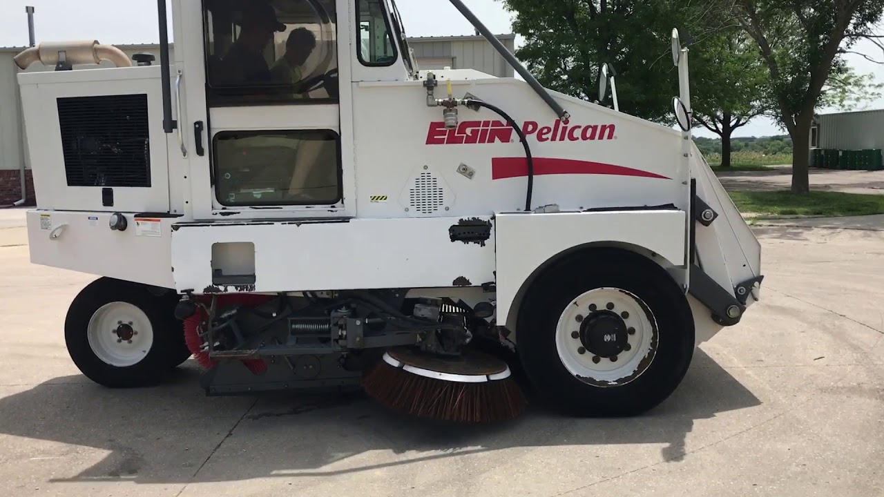 Elgin Pelican P Street Sweeper for Sale - YouTube