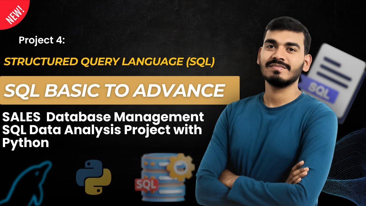 35.Sales database management SQL Data Analysis Project with Python | SQL | Basic to Advance ...