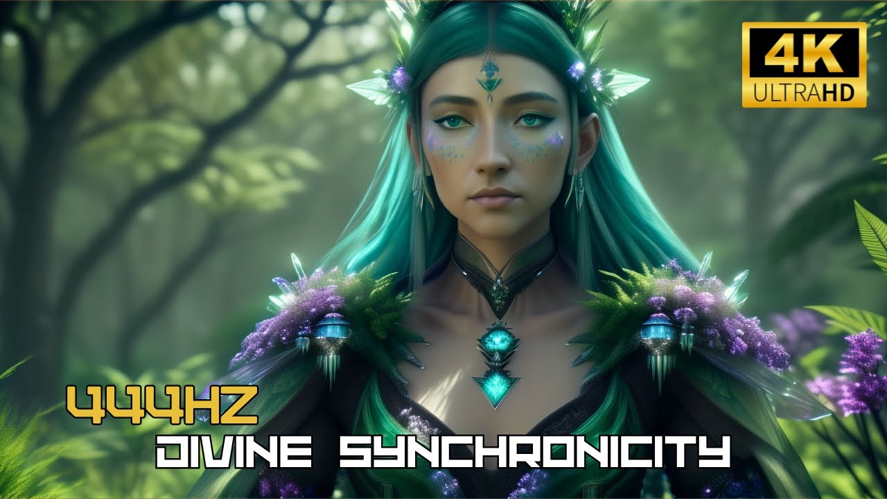 444Hz DIVINE SYNCHRONICITY Amplifying Abundance & Positive ...