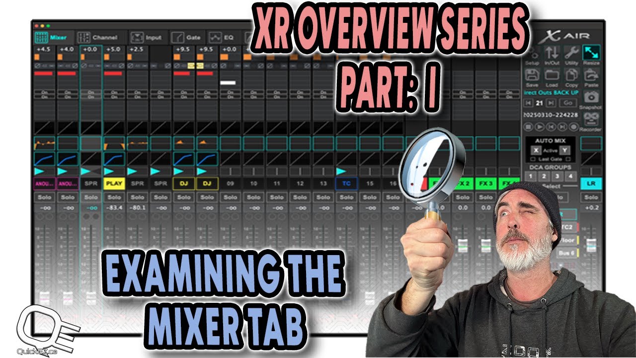 XR OVERVIEW SERIES: PART 1 - THE MIXER TAB - YouTube