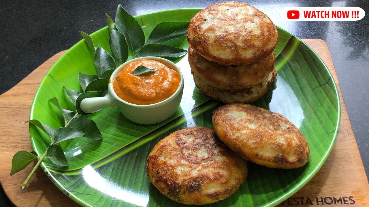 Soft & Spongy BUN DOSA Recipe With Onion Tomato Chutney | Breakfast ...