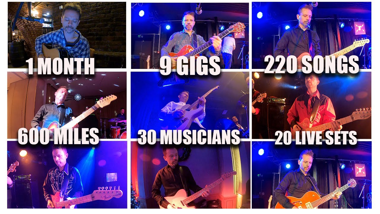 December Gig Diary - A month of gigs for a professional working ...