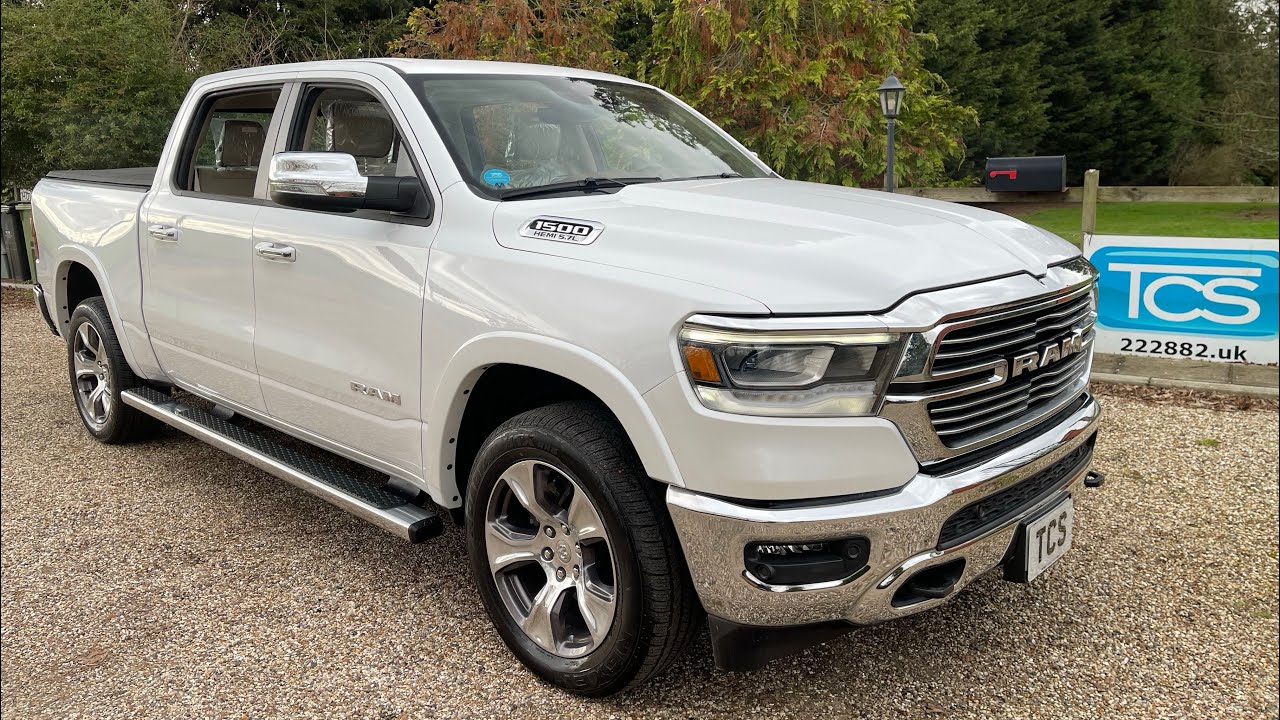 2021 🇬🇧 Dodge RAM 1500 LARAMIE 5.7 HEMI V8 AWD CrewCab White Tri-coat ...