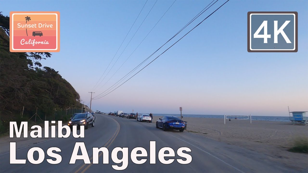 Twilight Drive in Malibu Los Angeles, California | May 2022🌴🌆🚙 - YouTube
