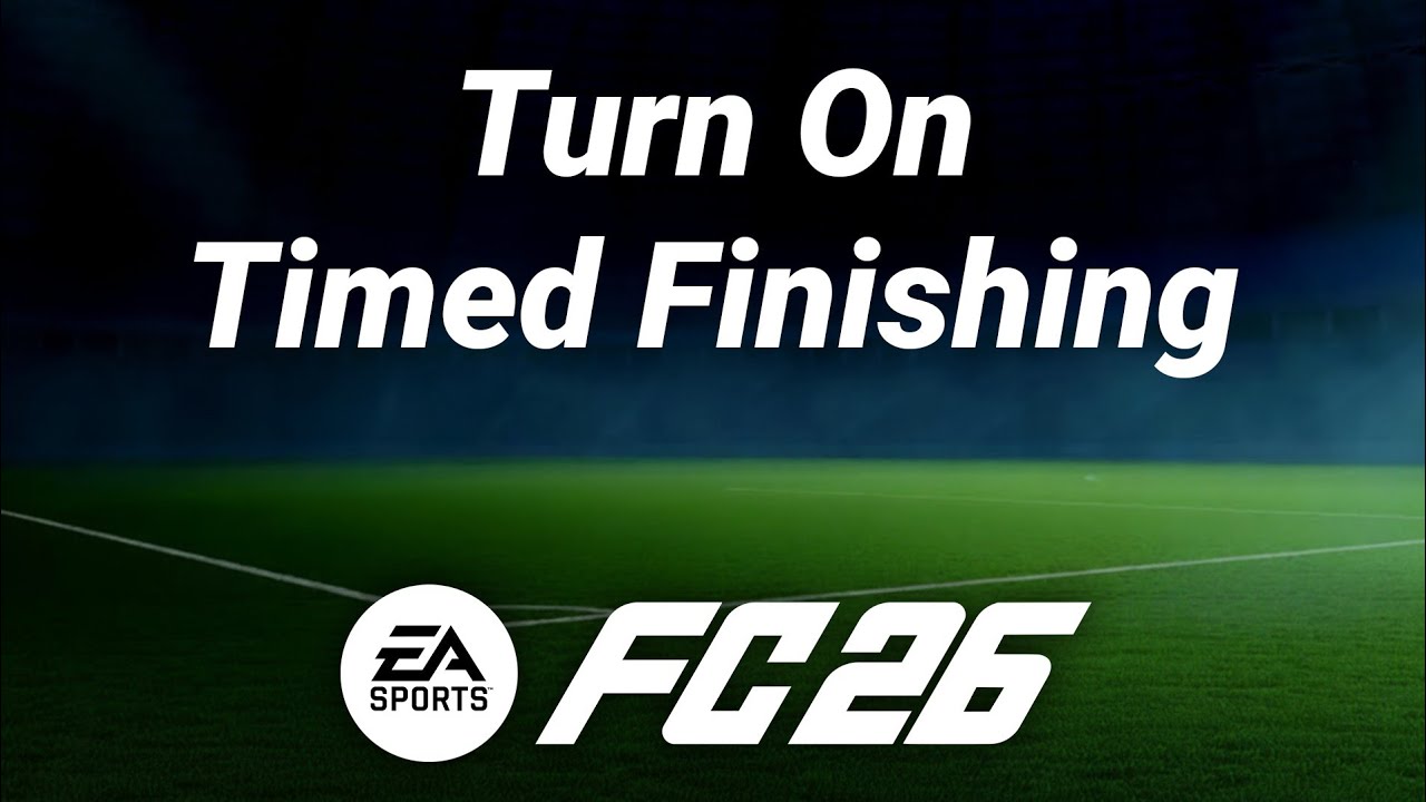 How to Turn On Timed Finishing in FC 26 - YouTube