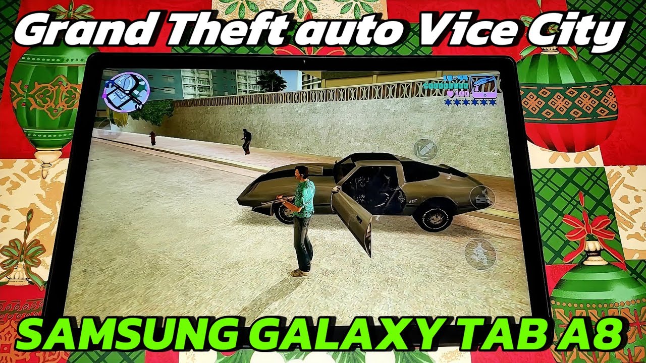 GTA Vice City On Samsung Galaxy Tab A8 Gaming Test On Buget Tablet 2024 ...
