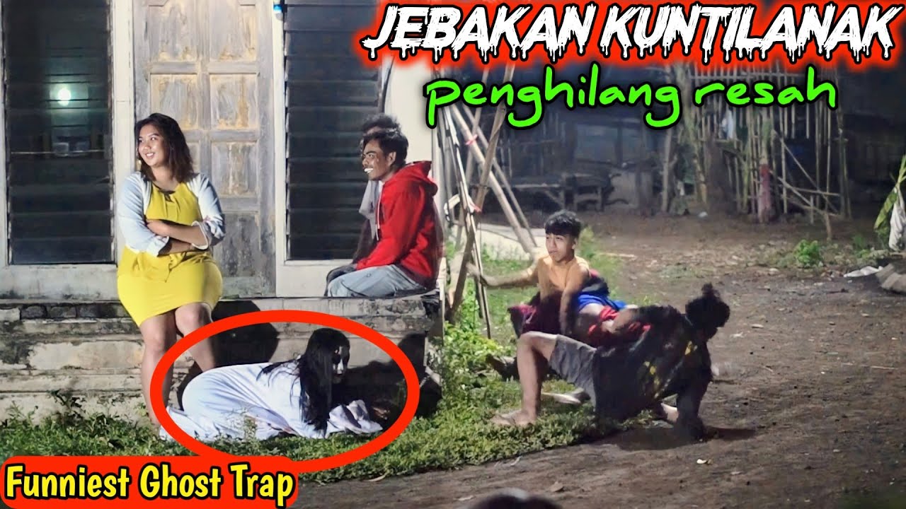 Jebakan Kuntilanak Penghilang Resah || Lucu Ngakak || Funny Ghost Prank - YouTube