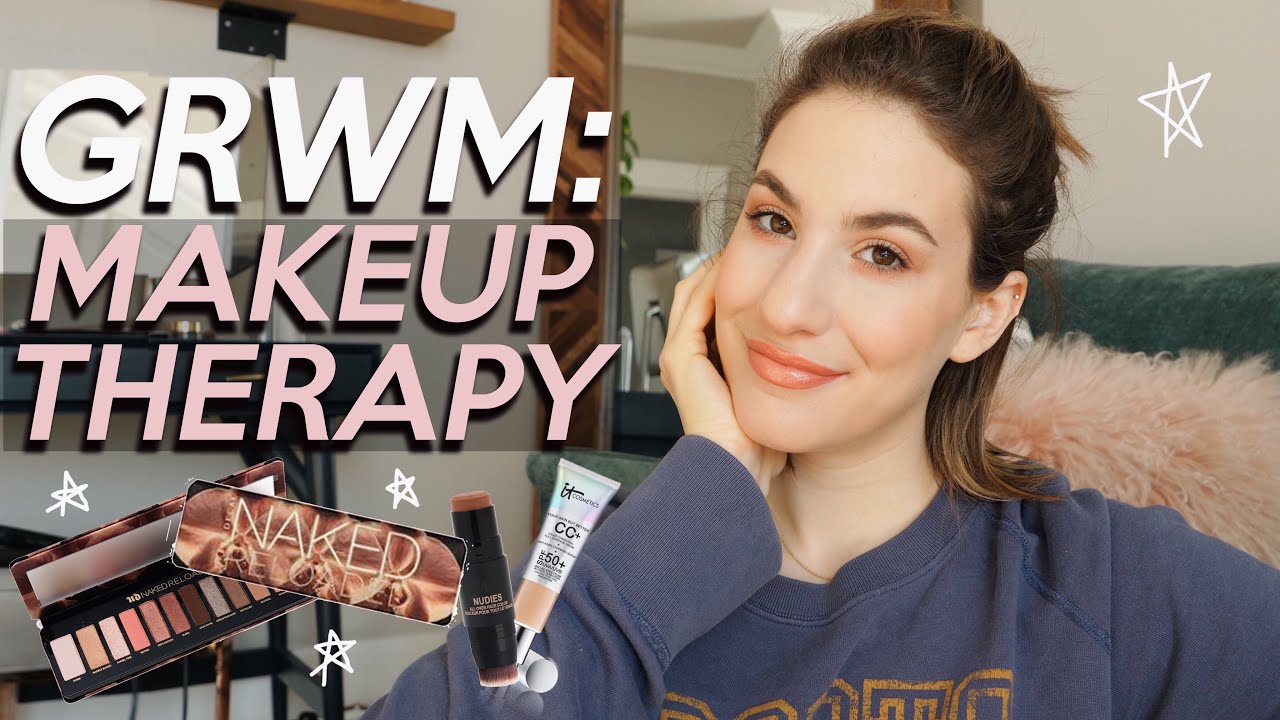 Get Ready With Me: MAKEUP THERAPY To Cure SAD FEELZ | Jamie Paige - YouTube