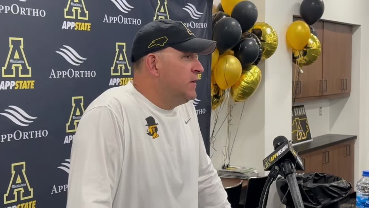 WATCH NOW: App State Coach Shawn Clark: "We have to look ourselves in ...