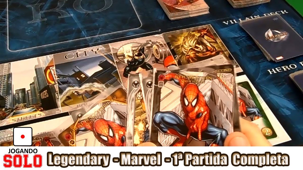 Legendary A Marvel Deckbuilding Game - 1ª Partida Completa - YouTube