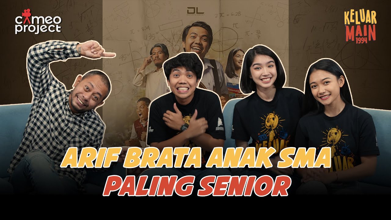 ARIF BRATA EMANG MASIH COCOK JADI ANAK SMA?! | KELUAR MAIN 1994 - ARIE ...