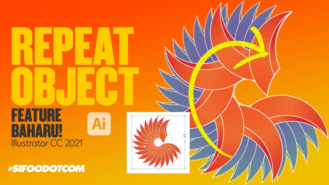 Repeat Object Adobe Illustrator CC 2021 New Feature YouTube repeat-object-adobe-illustrator-cc-2021-new-feature-youtube