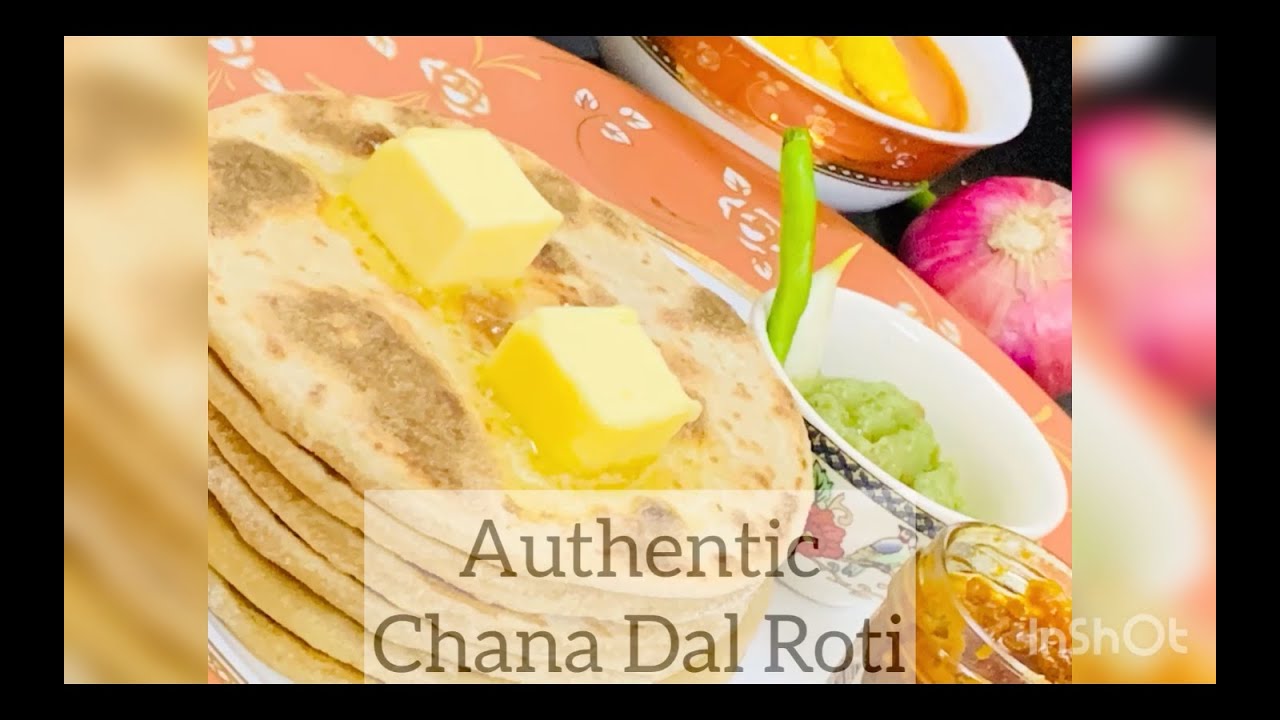 Authentic Chana Dal Roti served with Lahsun ka Namak I Ashari Purnima ...