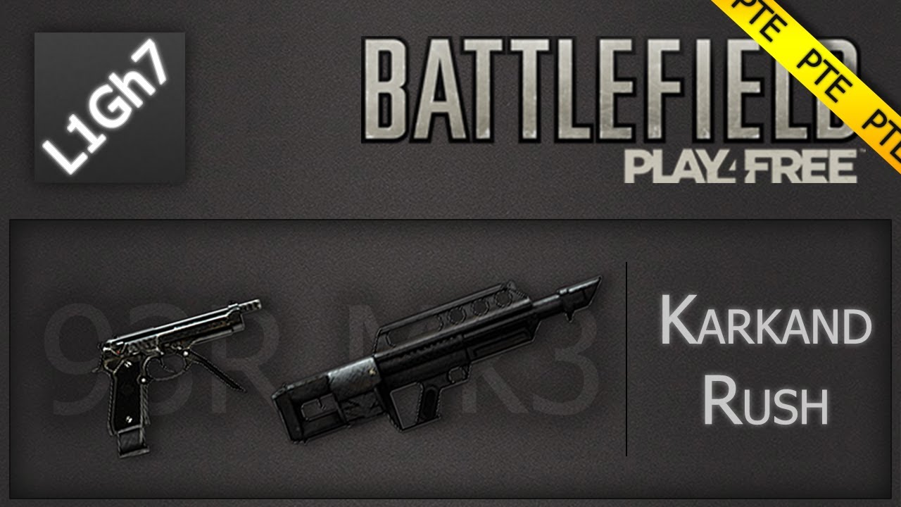 Battlefield Play4Free PTE - 93R and Mk3A1 - YouTube