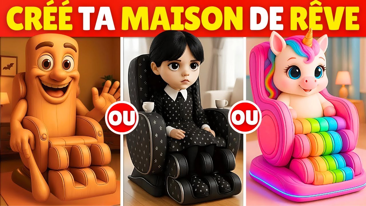 Tu préfères...? CONSTRUIS ta MAISON de RÊVE 🏠💞🦄🌈 - YouTube