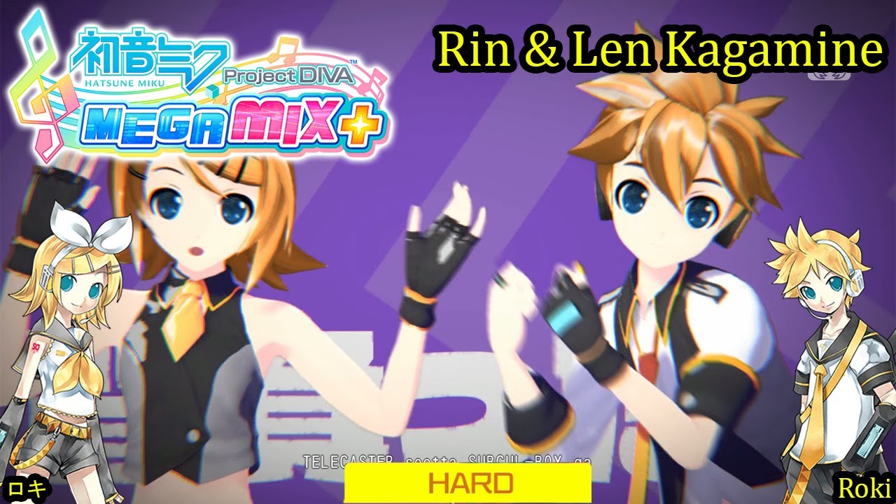 Project Diva Mega Mix+- Rin & Len Kagamine- ロキ- Roki (Hard) (HD) - YouTube
