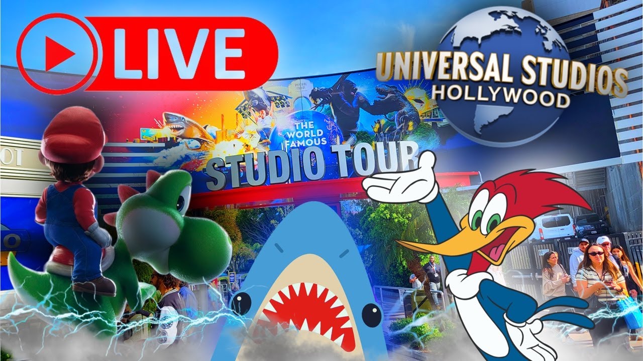 Live from Universal studios hollywood Rides and Shows lets chat ...