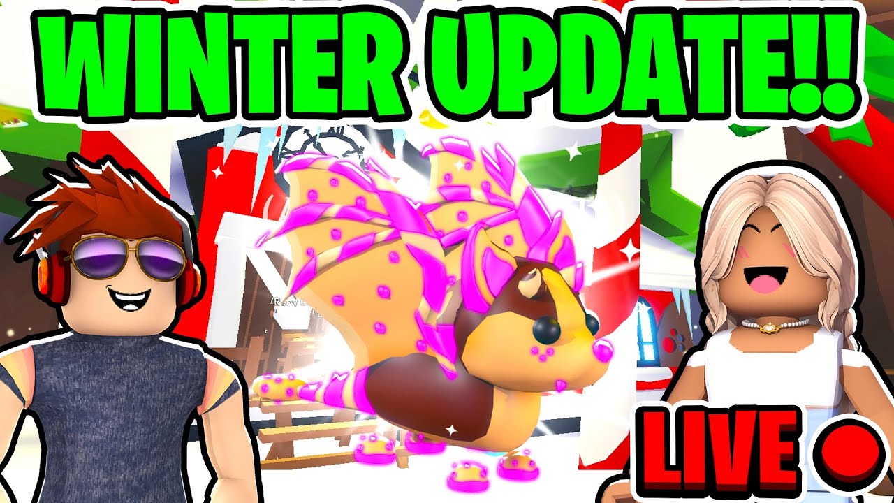 NEON CHOCOLATE CHIP BAT DRAGON in Adopt Me's Winter Update! *Roblox ...