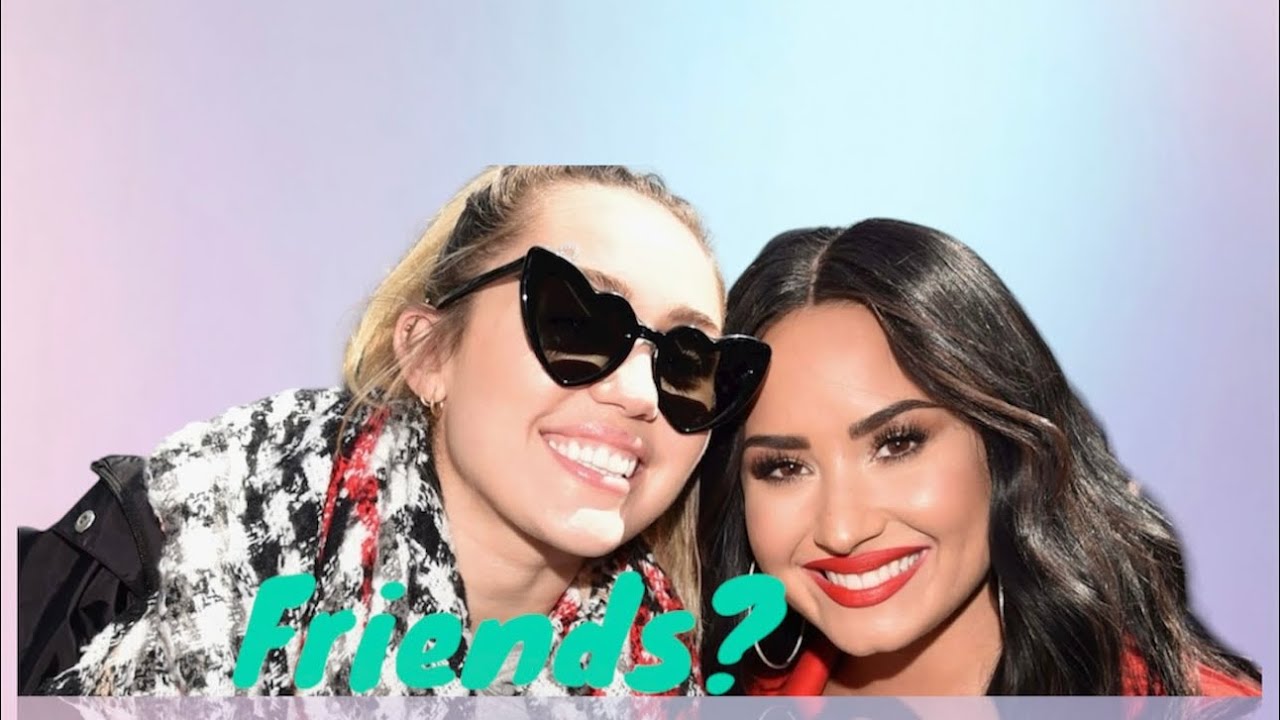 Miley & Demi reading: are they actually friends? - YouTube