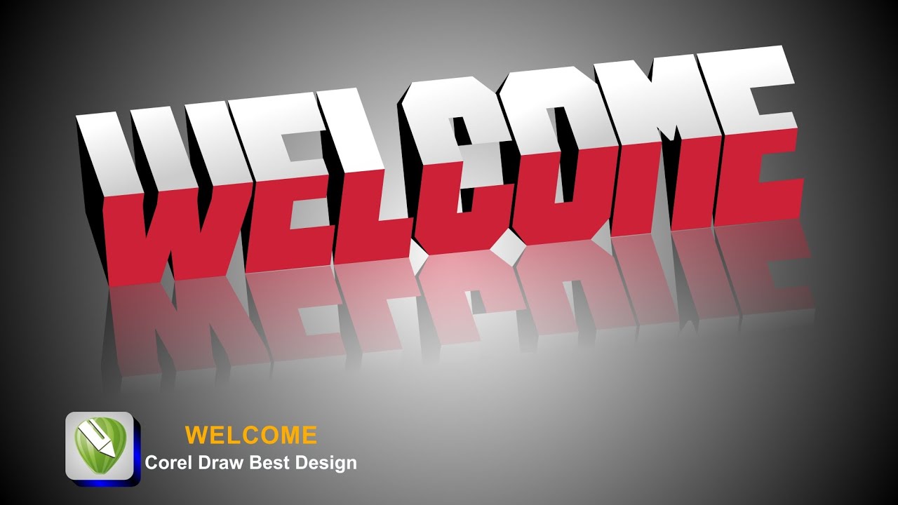 Welcome Design in Corel Draw। Best Design in Corel Draw Graphics ...